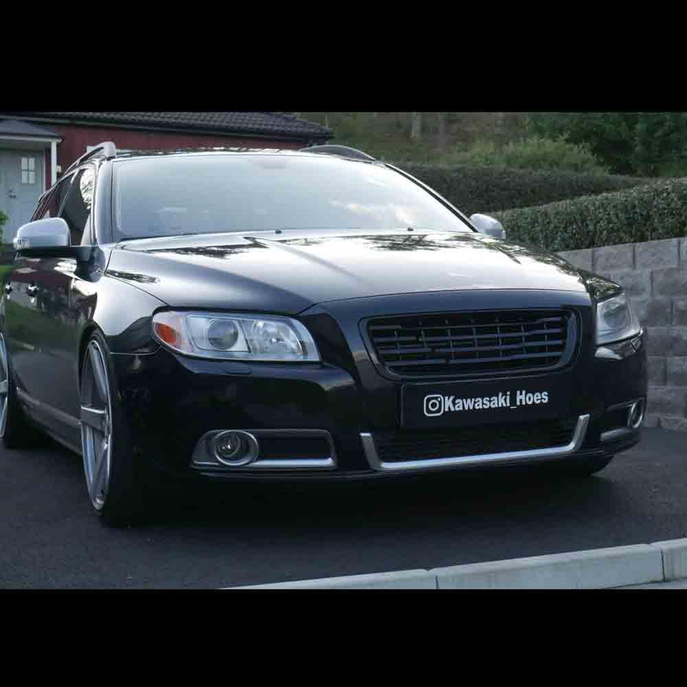 Fully black Styling grille Volvo V70 2008-2013