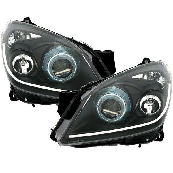 Angeleyes LED headlights black Opel