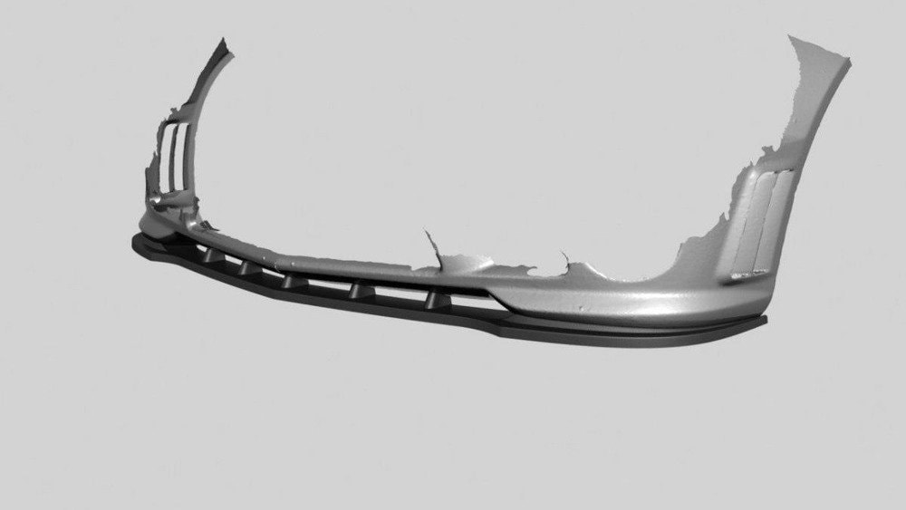 Front splitter for Mercedes W204 AMG C63